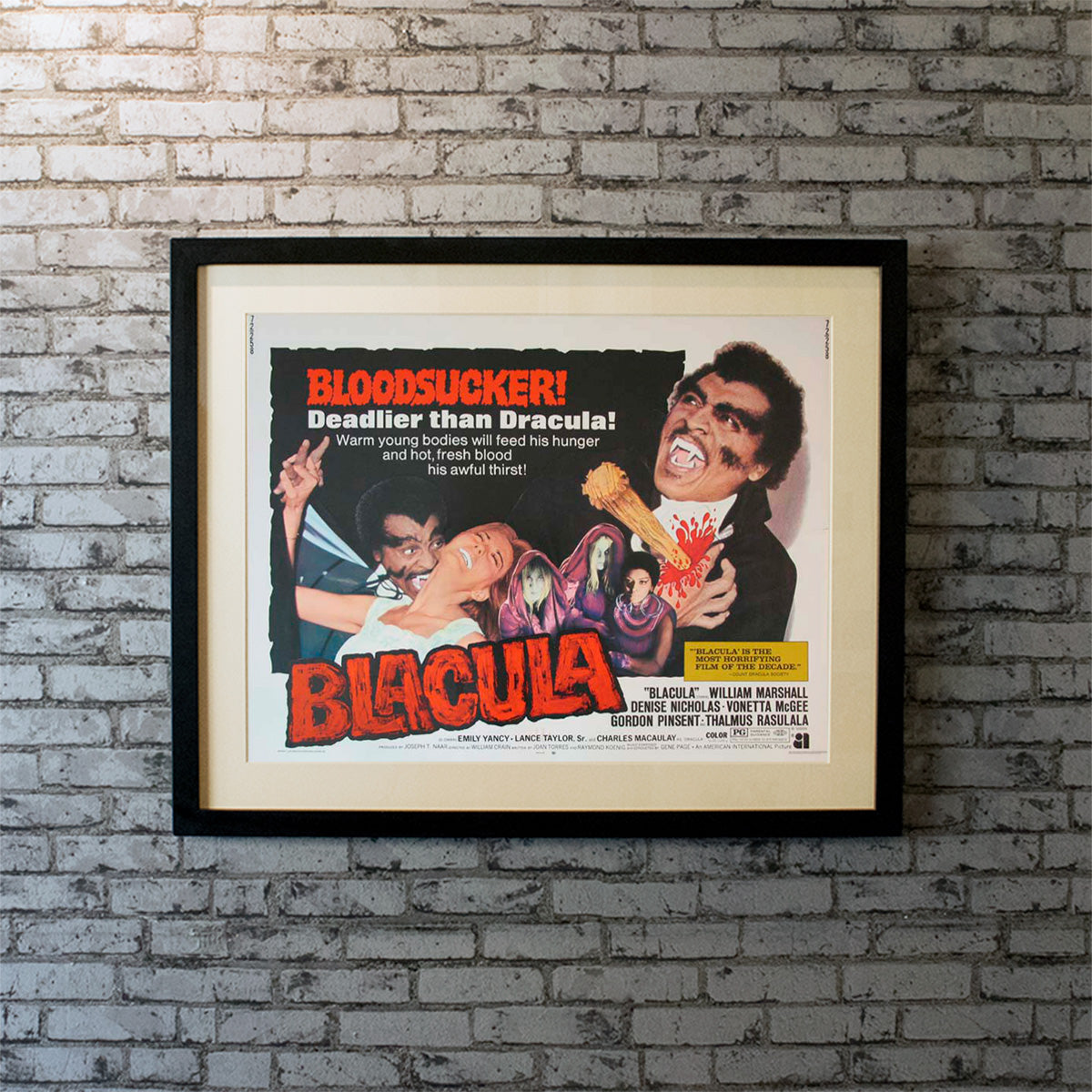 Blacula (1972) | Original Movie Poster | Vintage Film Poster – At The ...