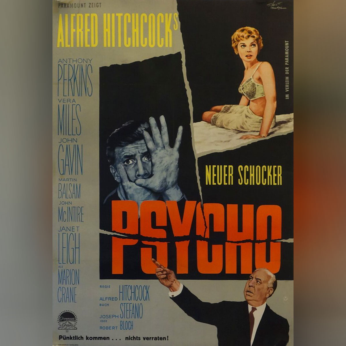 Psycho (1960) | Original Movie Poster | Vintage Film Poster – At The ...